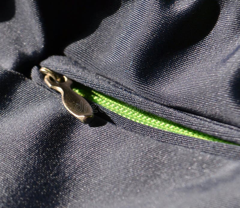Close up of a zipper stock image. Image of pattern, hand - 190407539