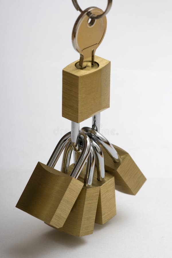 Padlock group stock photo. Image of password, danger - 10900344
