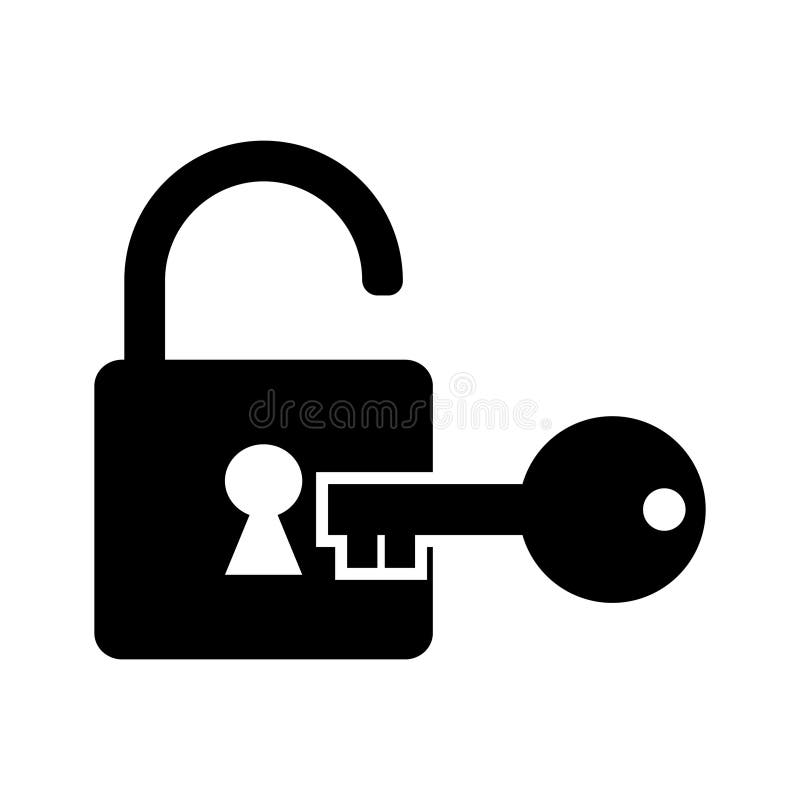 Padlock icon stock vector. Illustration of slide, mobile - 277933287