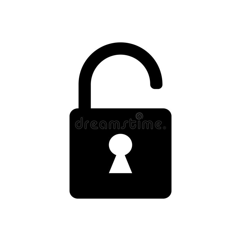 Padlock icon stock vector. Illustration of element, object - 277843636