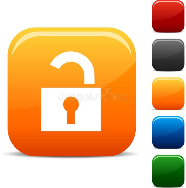 Blue Glossy Padlock Icon Stock Illustrations – 707 Blue Glossy Padlock Icon Stock Illustrations ...