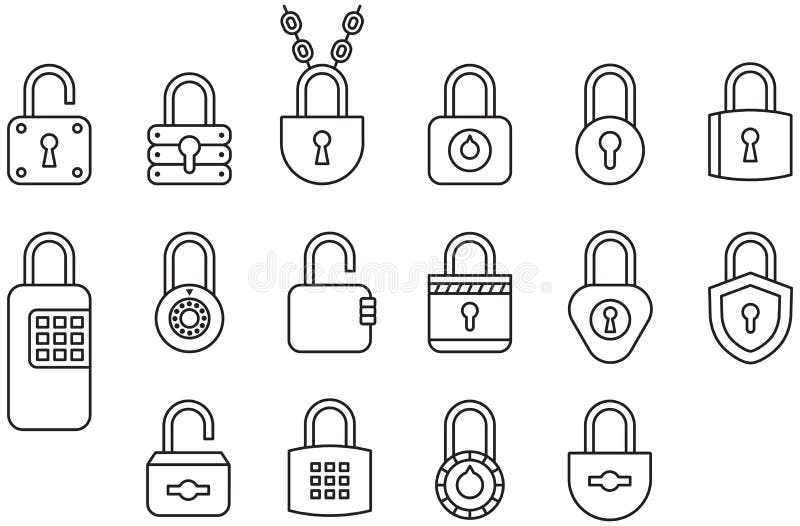 Combination Locks Stock Illustrations – 2,236 Combination Locks Stock ...