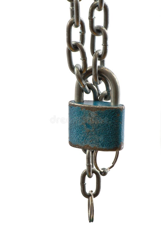 Padlock isolated stock photo. Image of loop, secure, padlocked - 33923148
