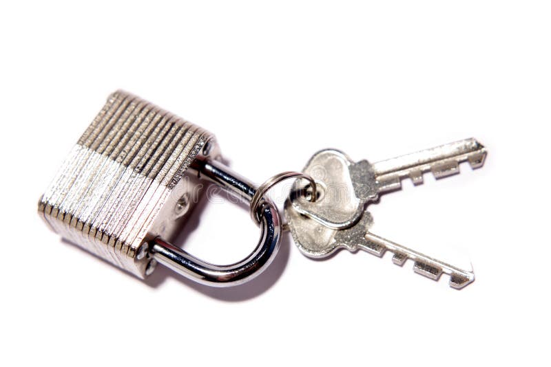 Padlock and keys stock image. Image of release, close - 4882165