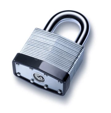 Padlock Lock stock photo. Image of industrial, strength - 27770140