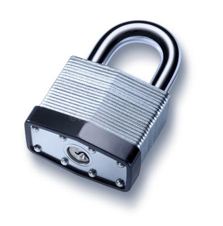 Padlock Lock stock photo. Image of industrial, strength - 27770140
