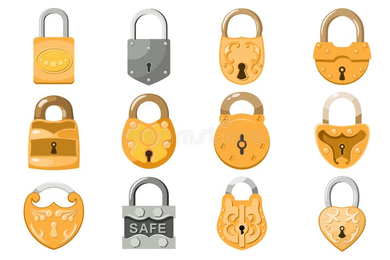 Padlock Lock for Safety and Security Protection with Locked Secure ...