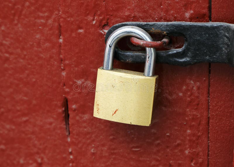 Padlock stock photo. Image of copy, striker, equipment - 44293712