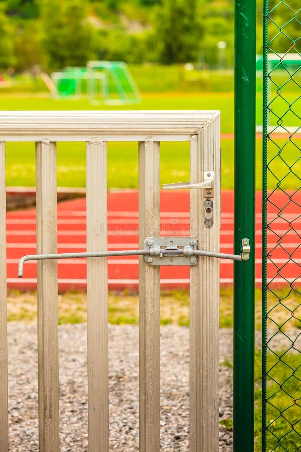 Stadium gate for exit stock image. Image of soccer, regular - 23000677
