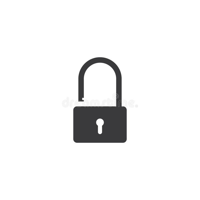 Padlock Logo Vector Template Illustration Icon Stock Vector ...