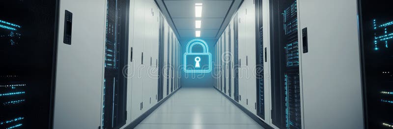 Padlock for Network Data and Secure Internet Access. Future Technology ...