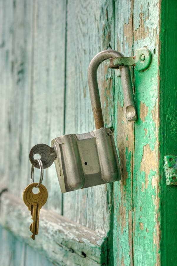 Padlock stock photo. Image of closeup, real, blue, object - 55953972