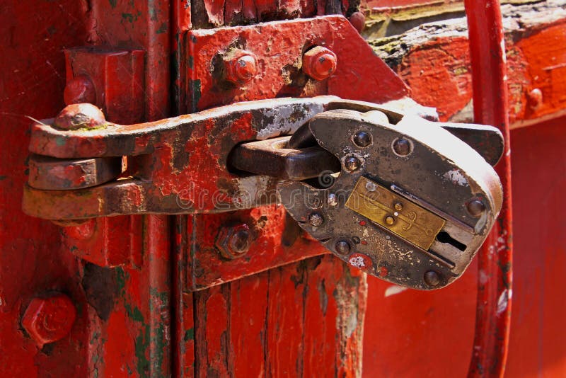Padlock stock photo. Image of door, wagon, lock, padlock - 95954540