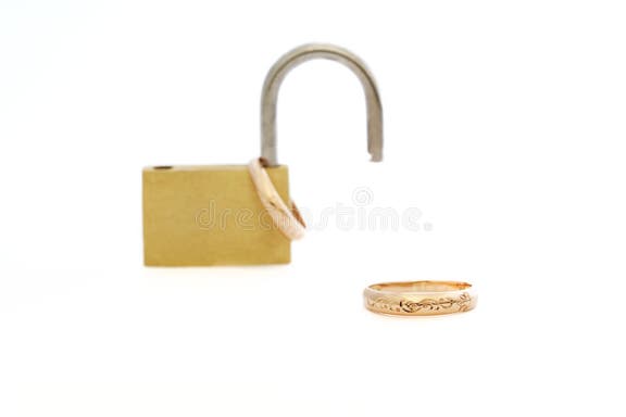 Padlock and rings stock image. Image of couple, freedom - 7948957