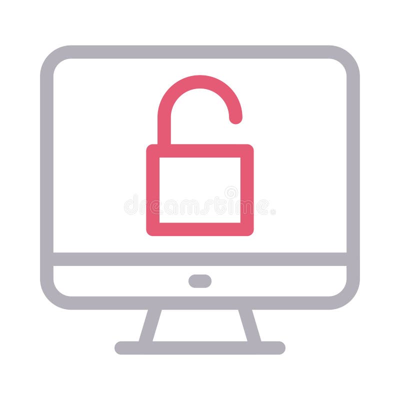 Padlock with Screen, Check and Sign Promoting Password Day Celebration ...