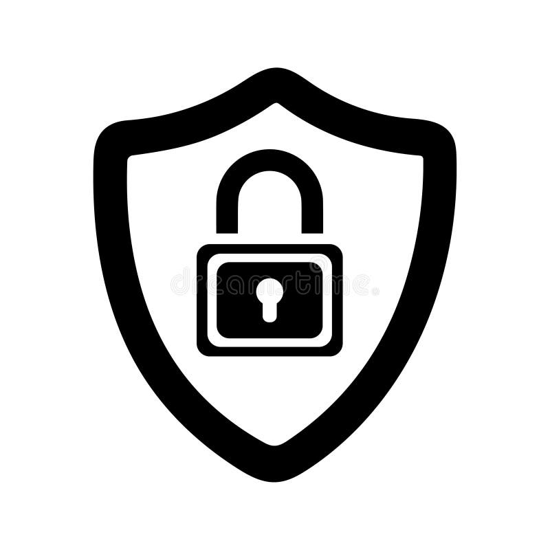 Padlock in Security Shield, Lock, Protection, Security Icon Logo Stock ... Padlock in Security Shield, Lock, Protection, Security Icon Logo Stock ...