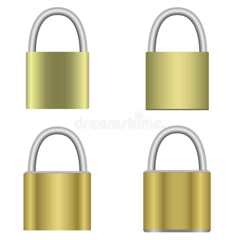 Padlock set stock illustration. Illustration of frame - 38876352
