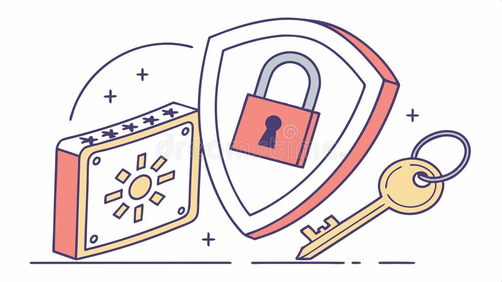 Padlock Shield Security, Protection and Safety for Privacy and Secure ...