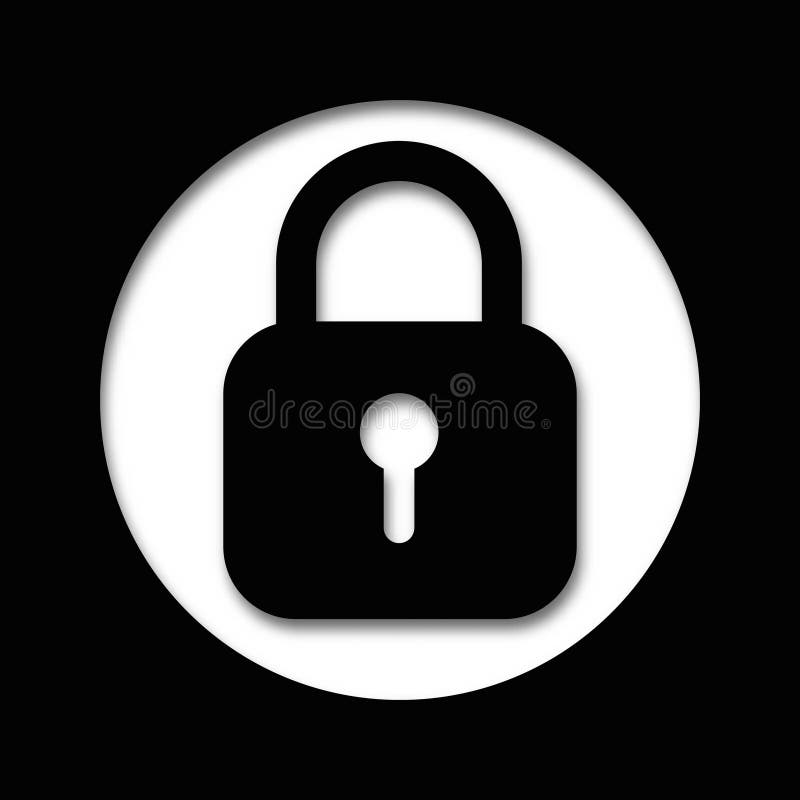 Padlock Sign. Lock Unlock Icon Stock Vector - Illustration of safe ...