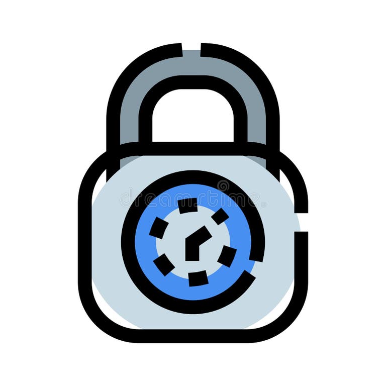 Padlock Spinning Stock Illustrations – 68 Padlock Spinning Stock ...