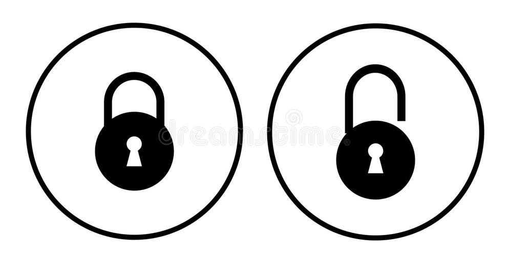Metal Padlock Symbol Stock Illustrations – 19,305 Metal Padlock Symbol ...