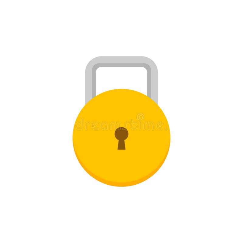 Padlock Symbol Vector Illustration Design, Safety and Security ...