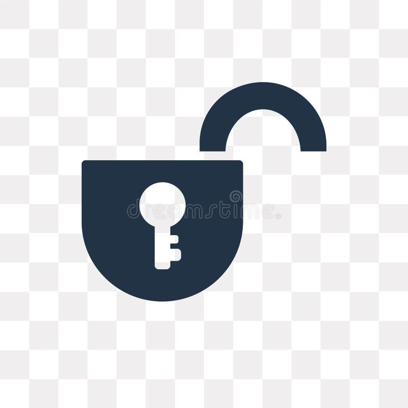 Padlock Vector Icon Isolated on Transparent Background, Padlock Stock ...