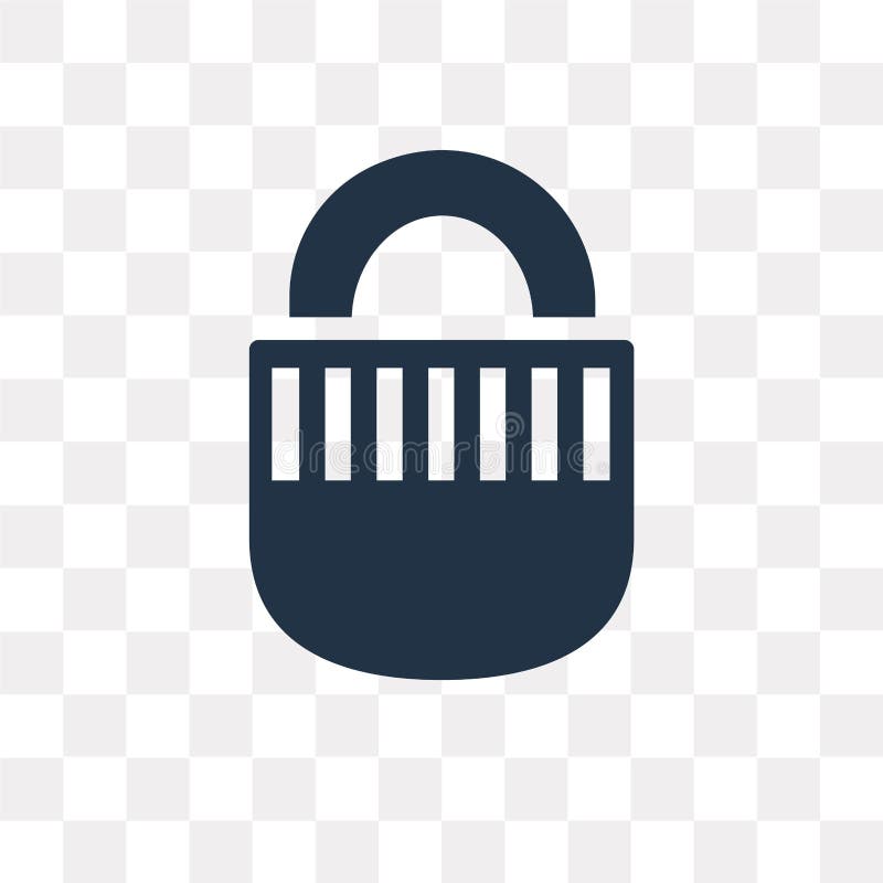 Padlock Vector Icon Isolated on Transparent Background, Padlock Stock ...