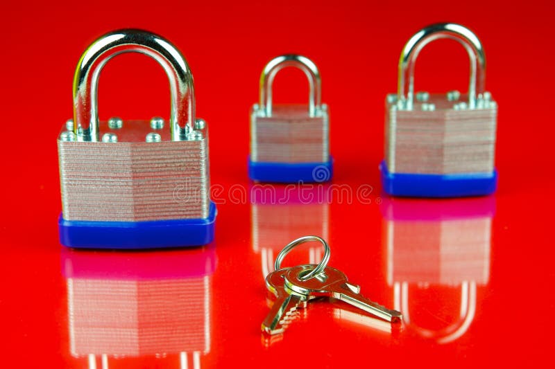 Padlocks stock image. Image of keys, locksmith, combination - 6422829
