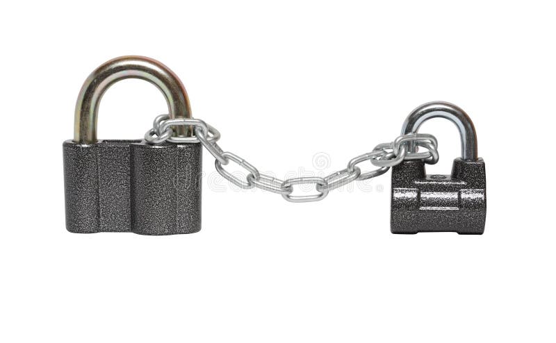 Padlocks And Chain stock image. Image of system, chain - 20174085