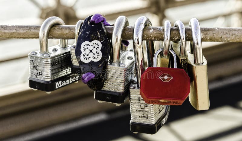 Padlocks editorial stock photo. Image of equipment, hanging - 39630393