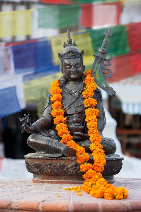 Padmasambava statue stock image. Image of tibetan, guru - 19628353