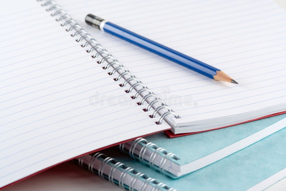 Pads and Pencil stock image. Image of business, university - 676029