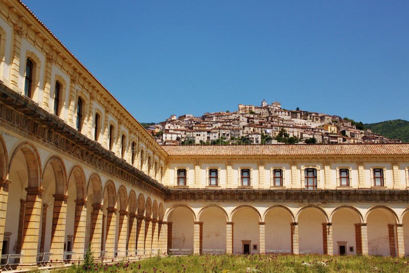Padula Monastery stock image. Image of claustrum, monastery - 21002991