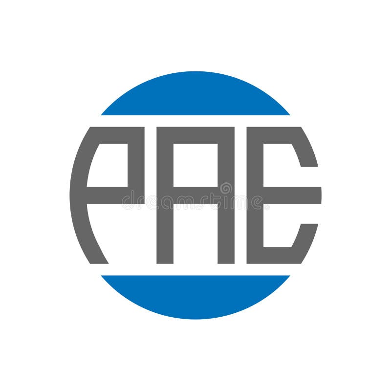 PAE Letter Logo Design on White Background. PAE Creative Initials ...