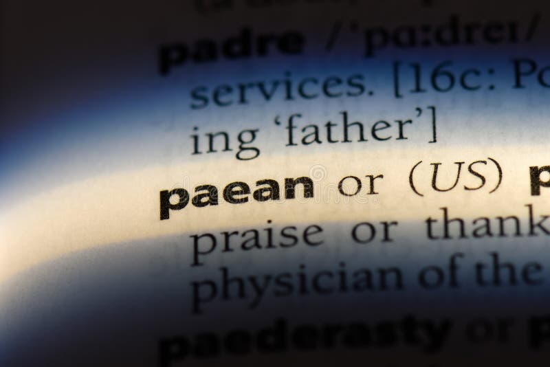 Paean Word Stock Photos - Free & Royalty-Free Stock Photos from Dreamstime