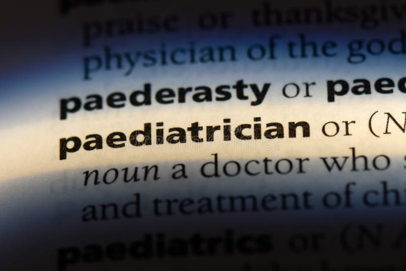 Paediatrician stock photo. Image of definition, paper - 126548798