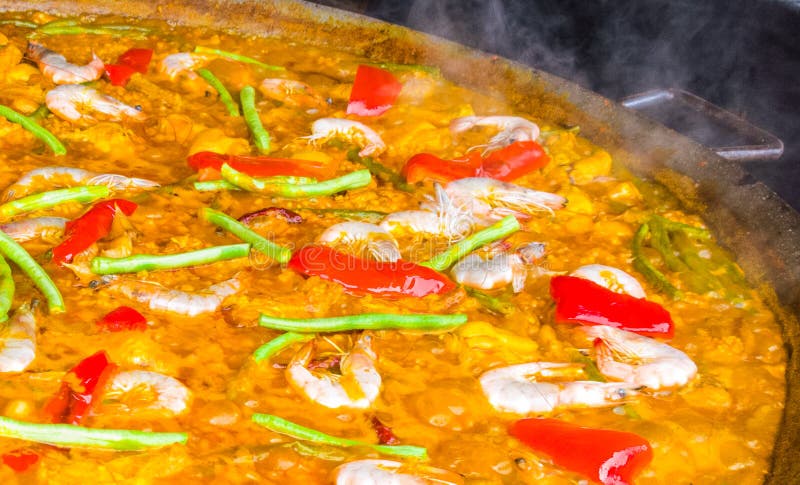 Paella stock image. Image of paella, rice, spicy, spain - 45718867