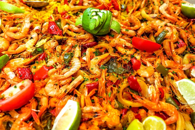 Paella Frutti di Mare stock photo. Image of rice, mare - 49906558