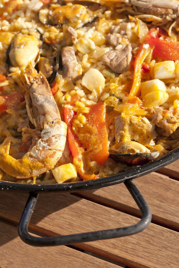 Paella rice stock photo. Image of delicious, chicken - 22524140
