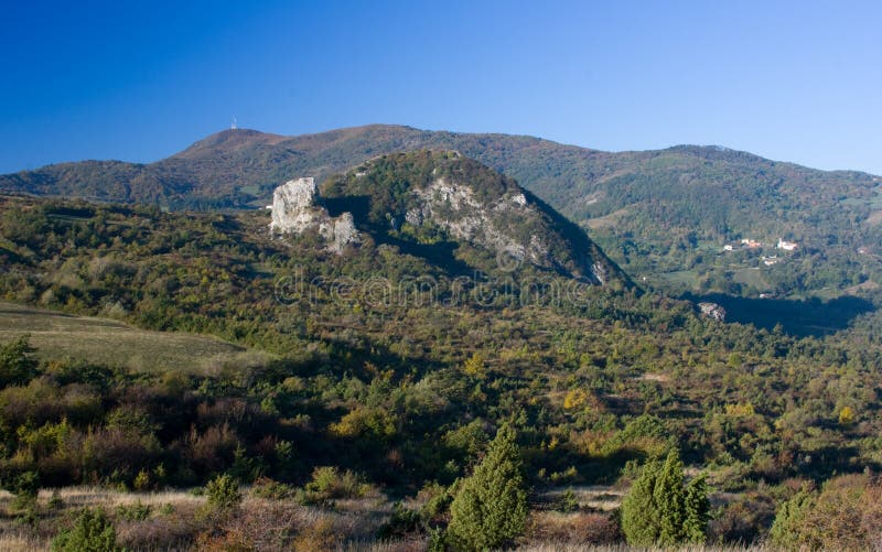 Paesaggio di Apennines fotografia stock. Immagine di emilia - 3401558