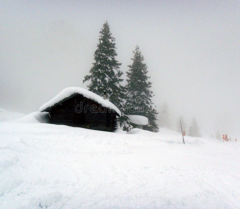 Paesaggio innevato immagine stock. Immagine di coperto - 10117617