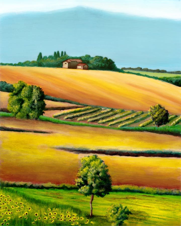 Paesaggio rurale fotografia stock. Immagine di pastorale - 5961164