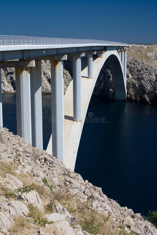 Pag bridge stock image. Image of sailing, holiday, croatia - 15565967