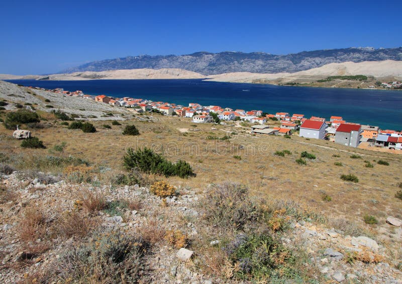 Pag Island, Croatia, Adriatic Sea Stock Image - Image of mediterranean ...