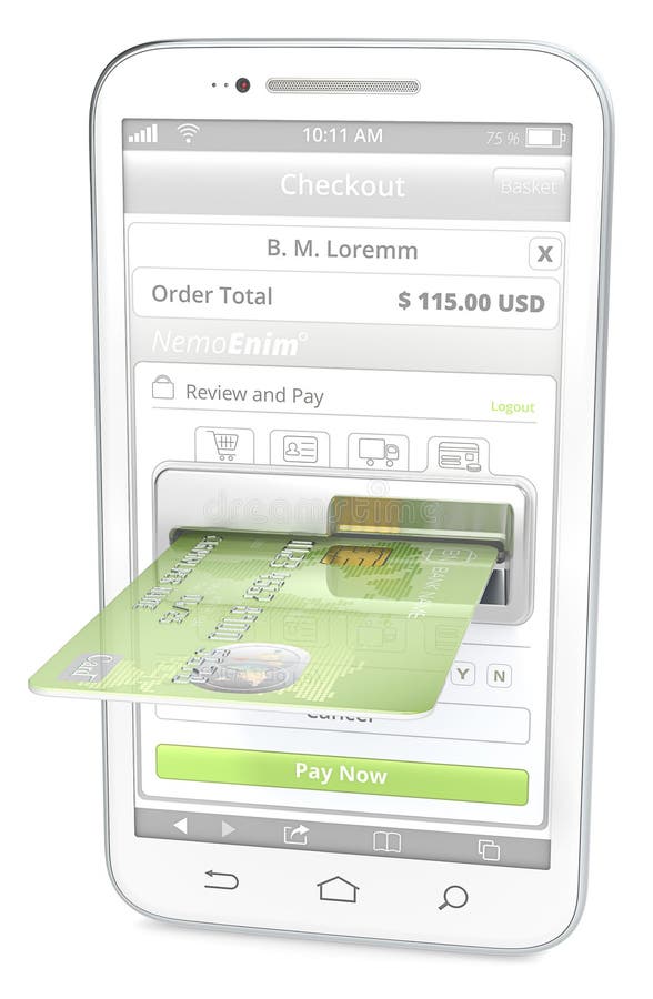 Paga ahora stock de ilustración. Ilustración de orden - 58444017