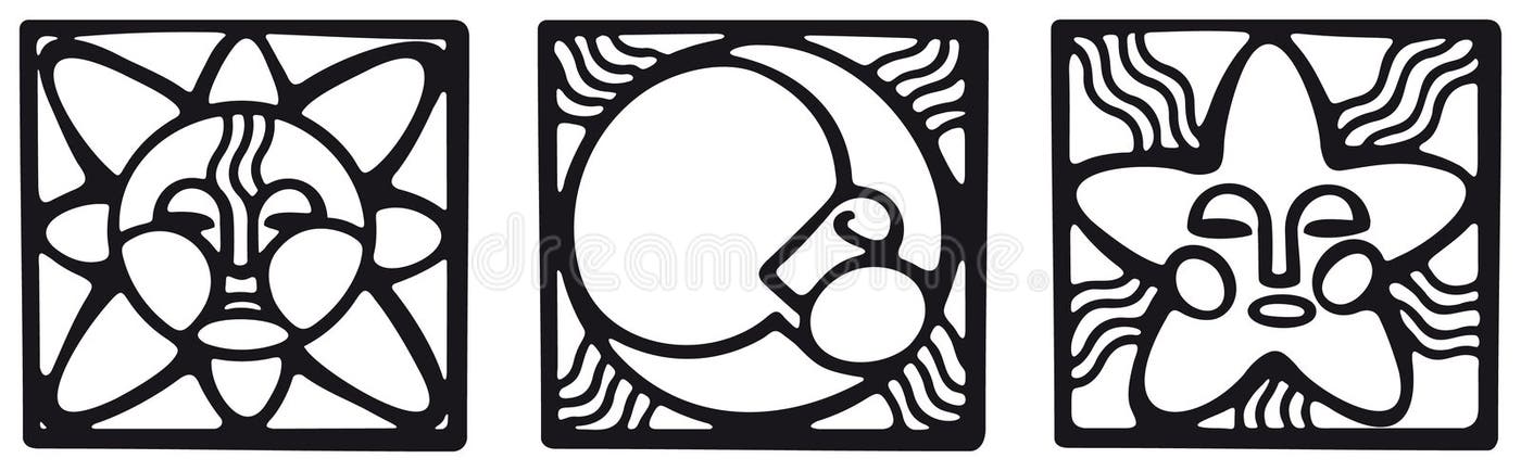 Pagan Sun Sign Stock Illustrations – 1,155 Pagan Sun Sign Stock ...