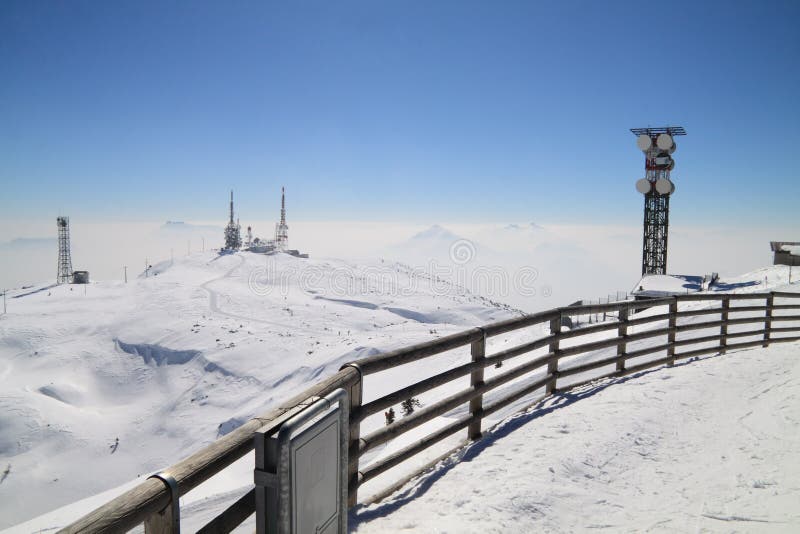 Paganella stock photo. Image of mountain, sport, skiing - 18922944