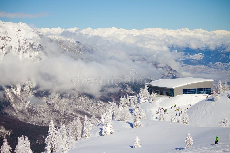 Paganella ski stock image. Image of snow, white, climb - 37689601