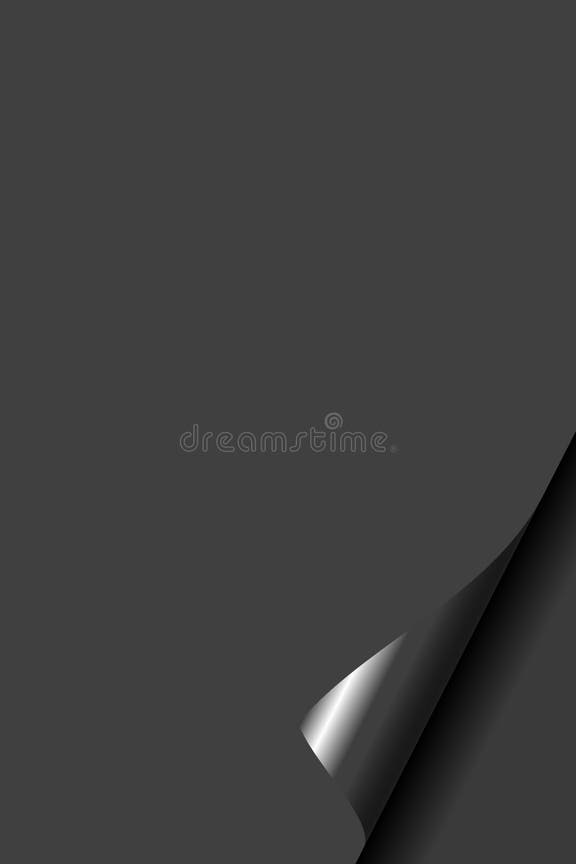 Page noire vierge illustration stock. Illustration du feuille - 7845405